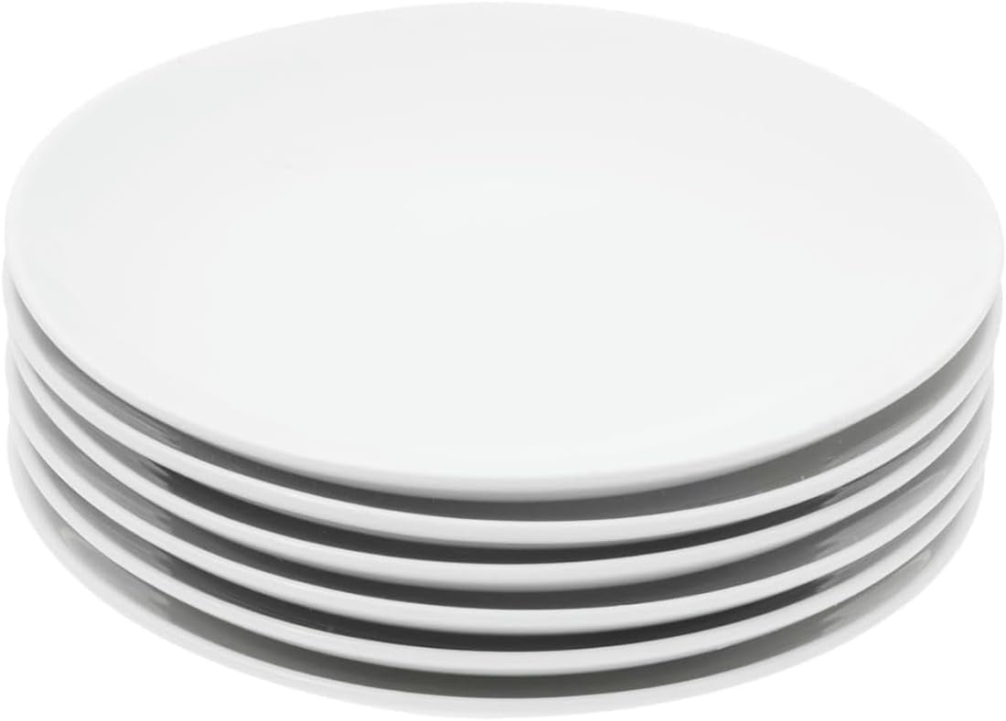 Small serving plates, modern round salad plates, porcelain serving ...