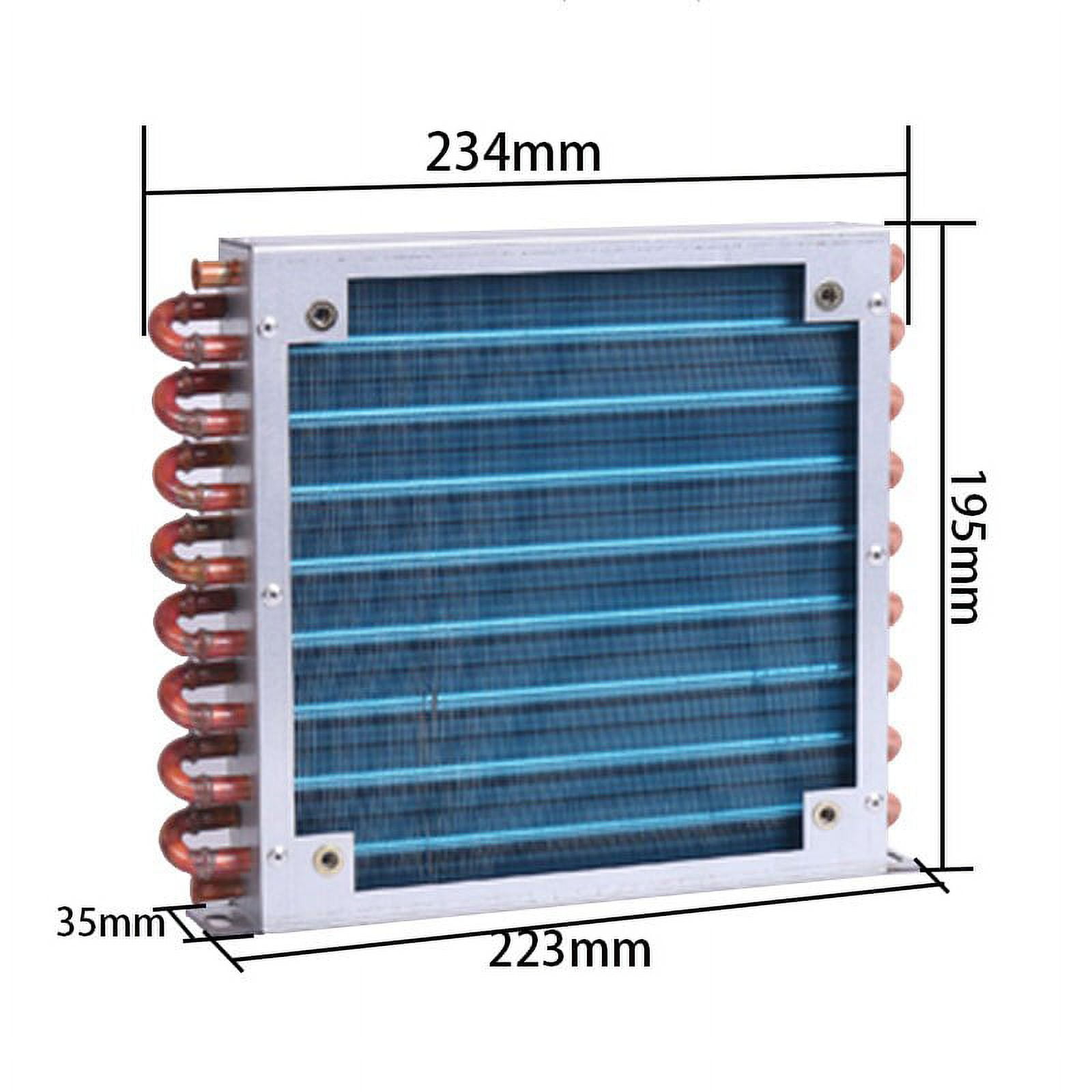 Small shell condenser radiator refrigerator freezer air-cooled water ...
