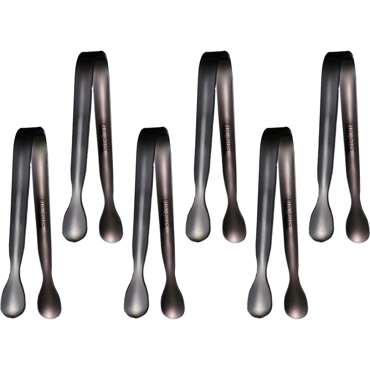 Small stainless steel tongs, small kitchen tongs, for appetizers, tea ...