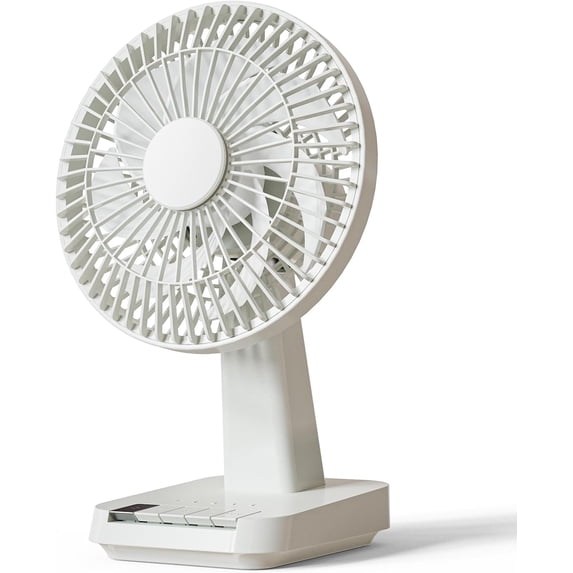 Small table fan, bedroom use oscillating table fan, rechargeable ...