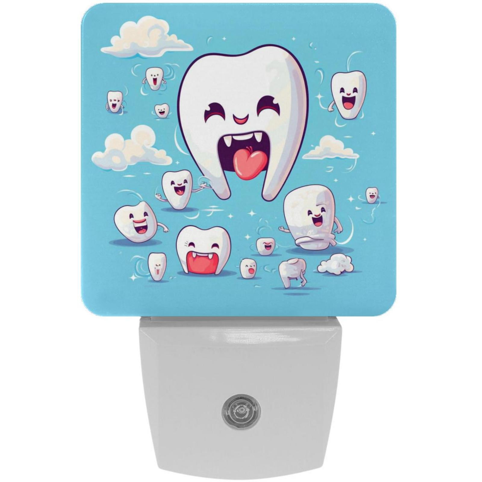 Small teeth LED Square Night Lights - Modern Design, Energy Efficient ...