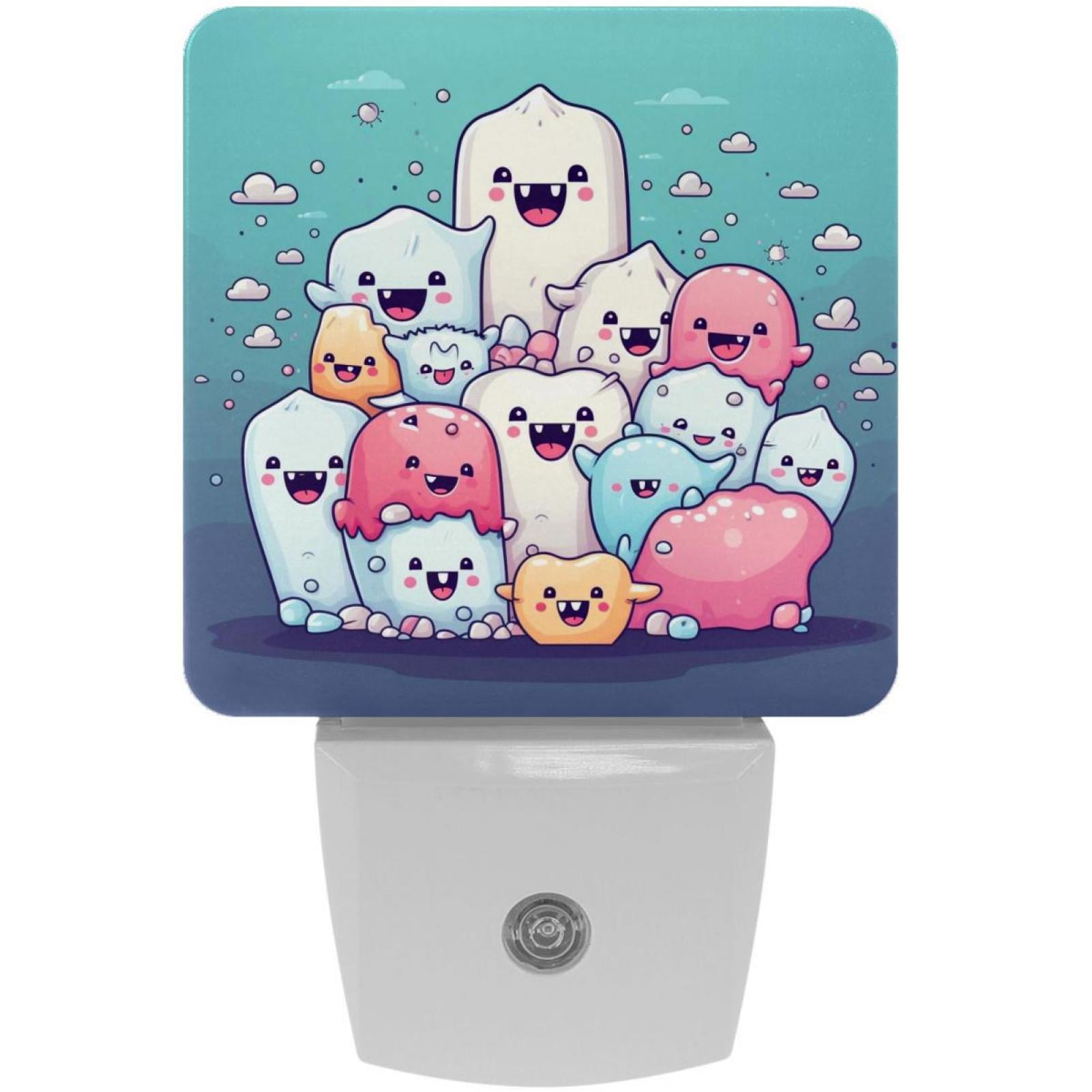 Small teeth LED Square Night Lights - Stylish and Energy-Efficient ...