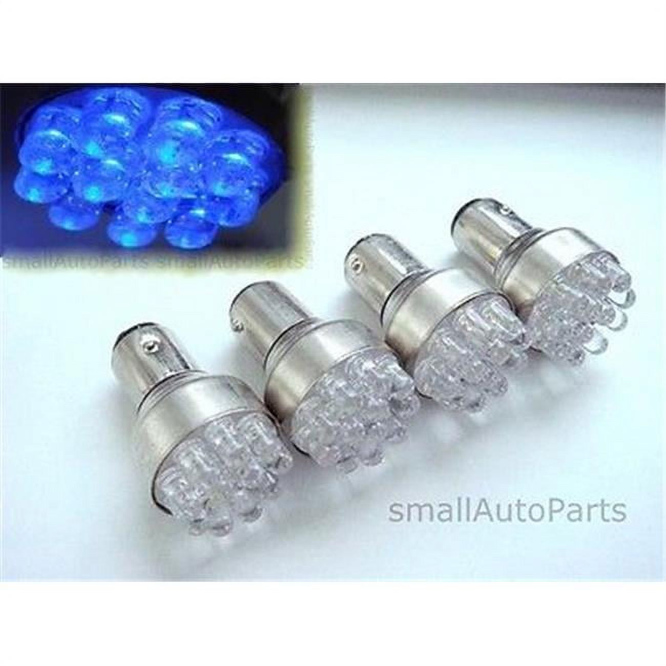 SmallAutoParts Blue 1158 12-Led Bulbs - Set Of 4 - Walmart.com