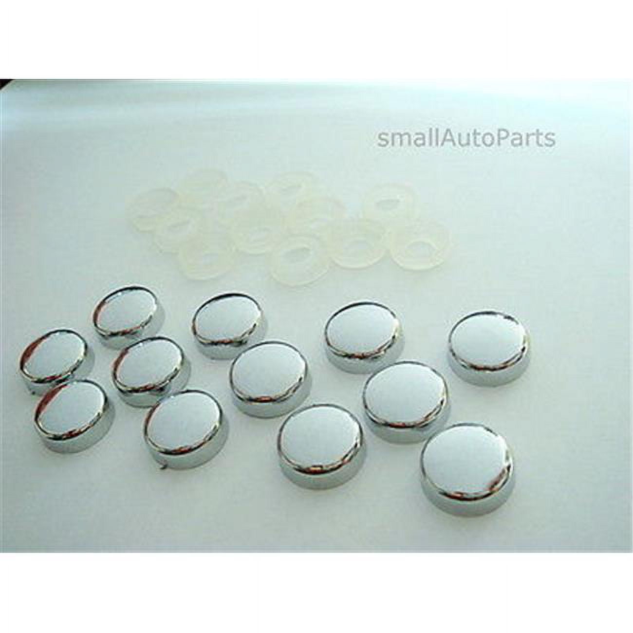 SmallAutoParts Chrome Screw Caps, Set Of 12 - Walmart.com