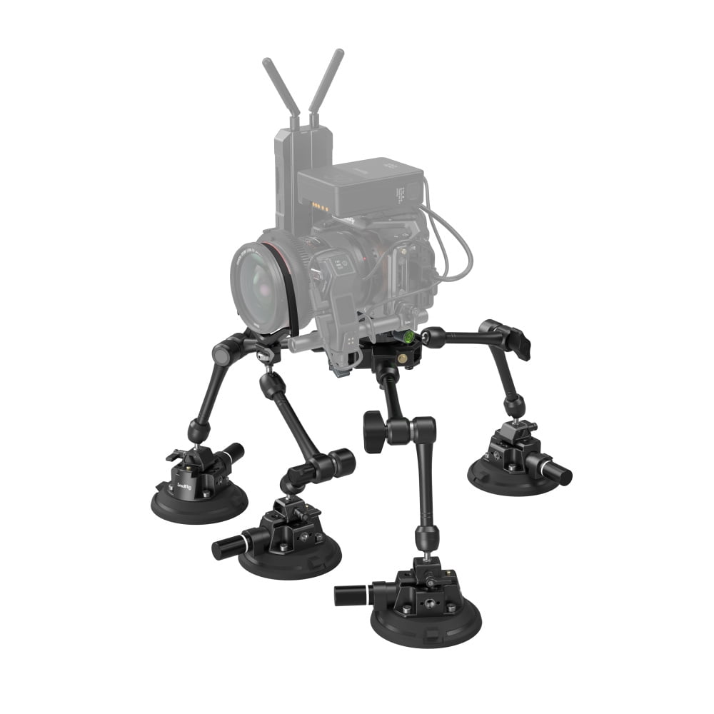 SmallRig 4-Arm Suction Cup Car Video Camera Mount Kit, 15 kg Load ...