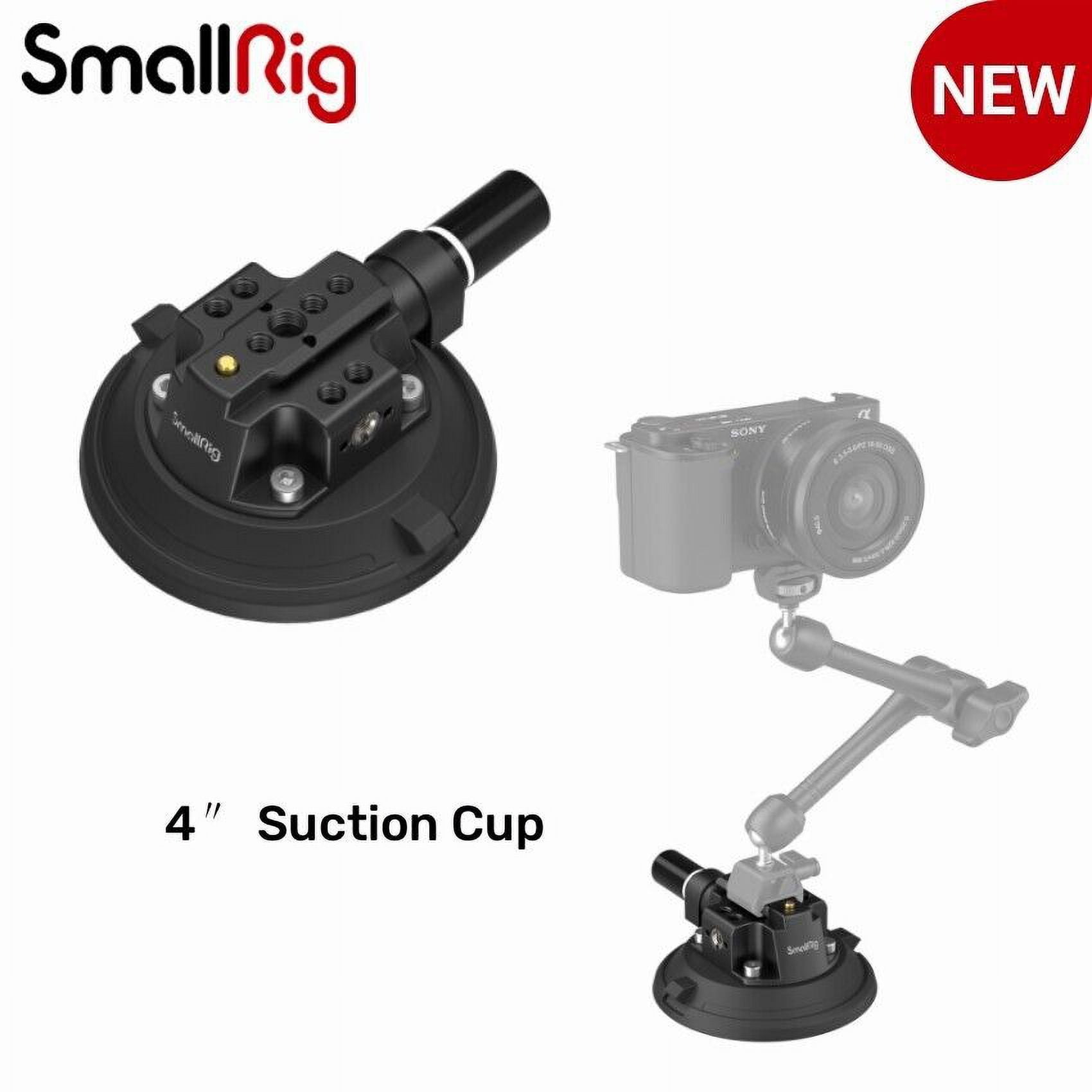 SmallRig 4″ Suction Cup Camera Mount Load Capacity of 50 kg -4122 ...