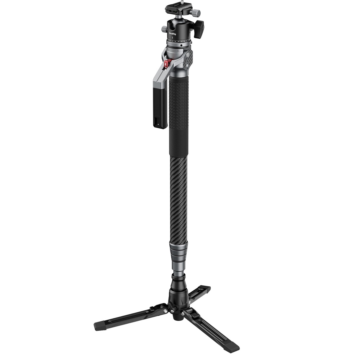 SmallRig 4-Section Carbon Fiber Photography Monopod with Ball Head, 65. ...
