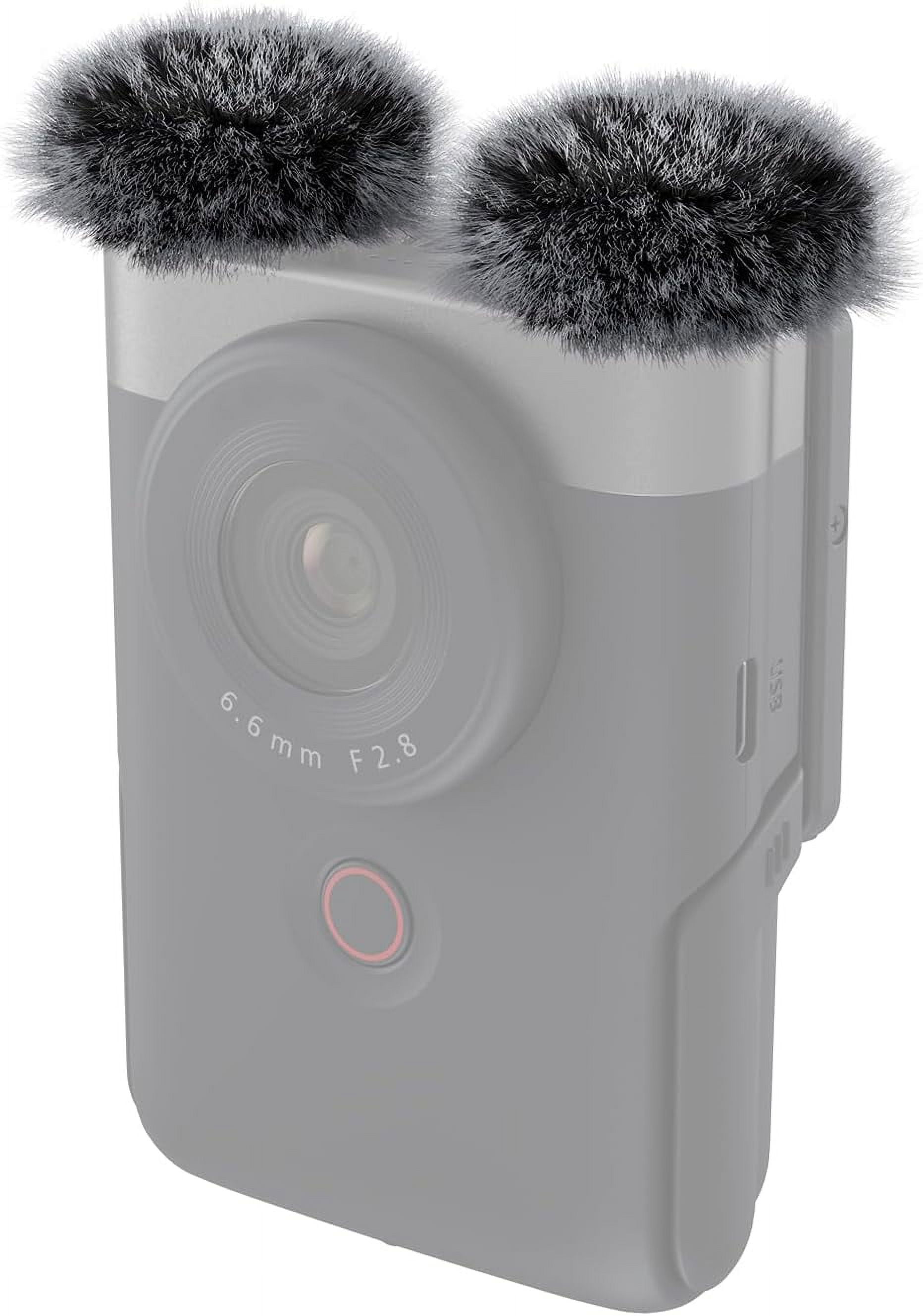 SmallRig Furry Windscreen for Canon PowerShot V10, Camera Mic ...