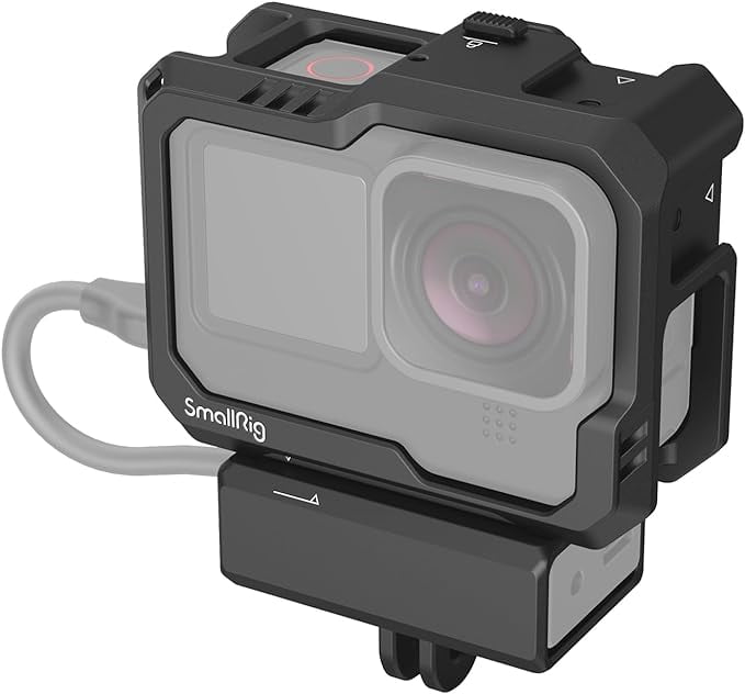 SmallRig Hero12 / Hero11 / Hero 10 / Hero 9 Black Cage for GoPro, with ...