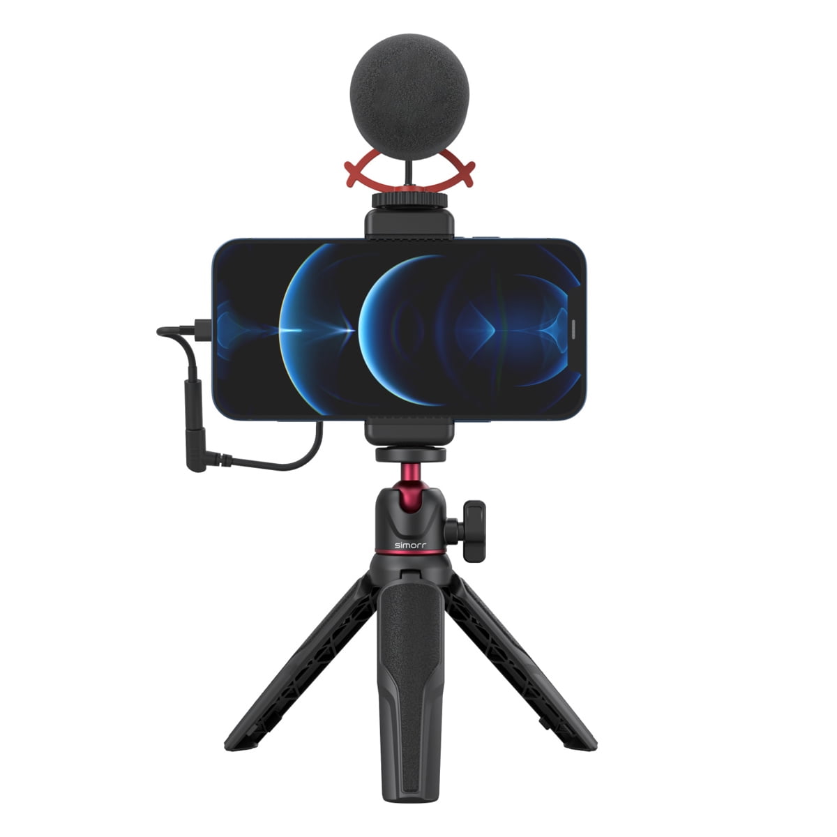 SmallRig simorr Vigor VK-40 Vlog Tripod Kit with Wave S1 Lite ...