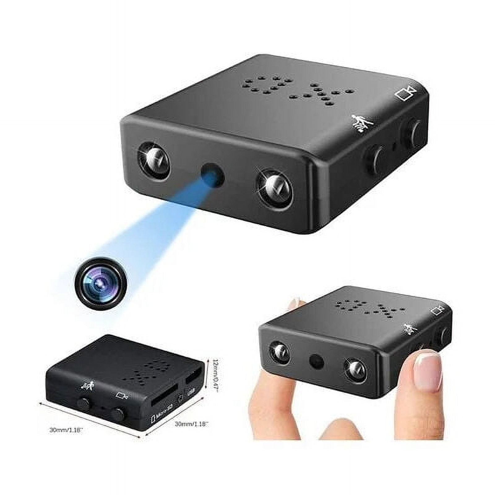 Smallest HD Camera with Night Vision, Motion Detection, SD Card Storage ...
