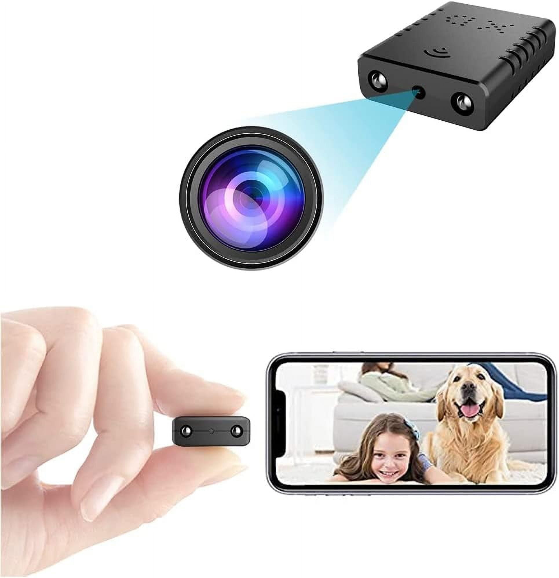 Smallest Spy WiFi Camera,HD1080P Wireless Remote Camera,Portable ...