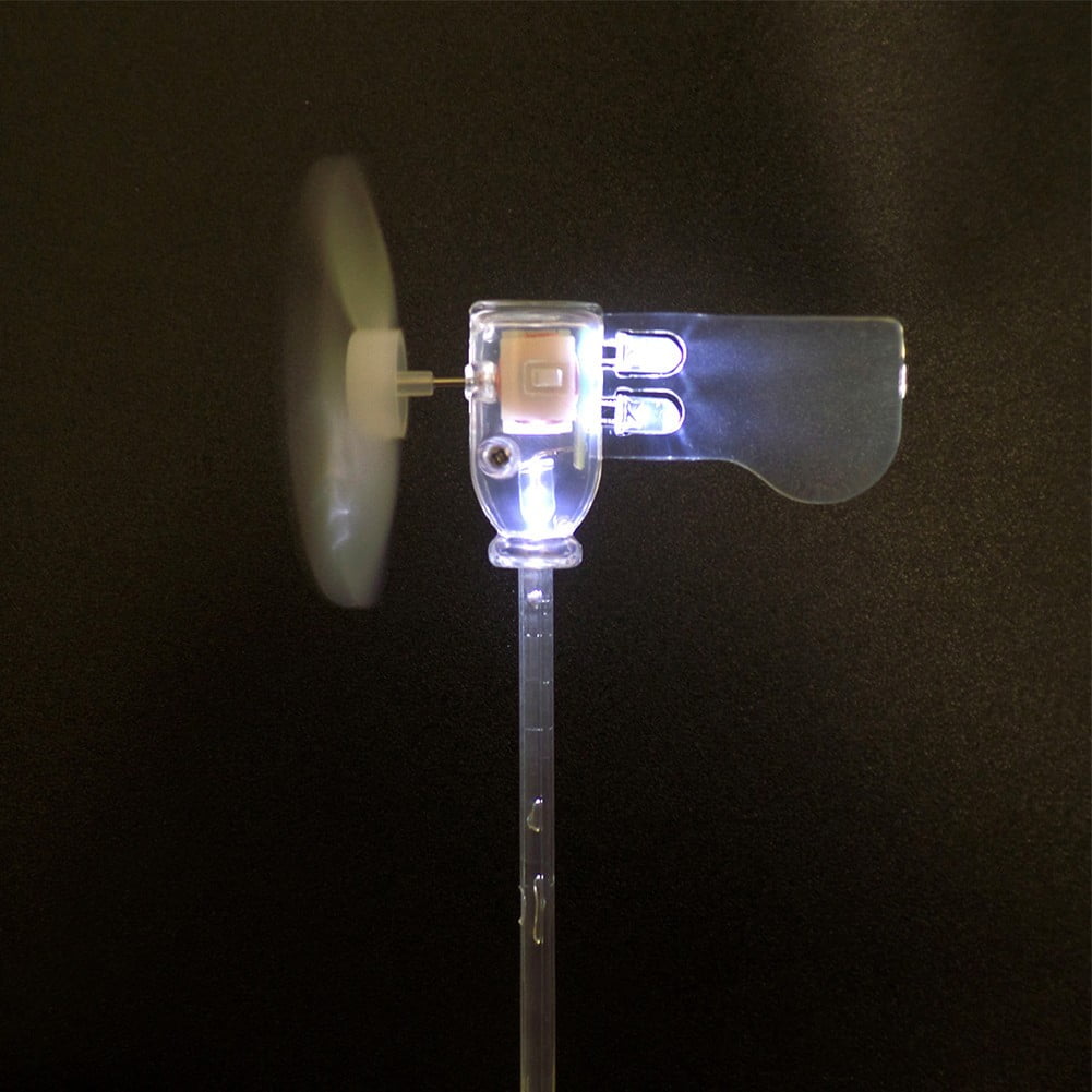 Smallest Wind Turbine Generator for Educational Purposes with LED Light ...