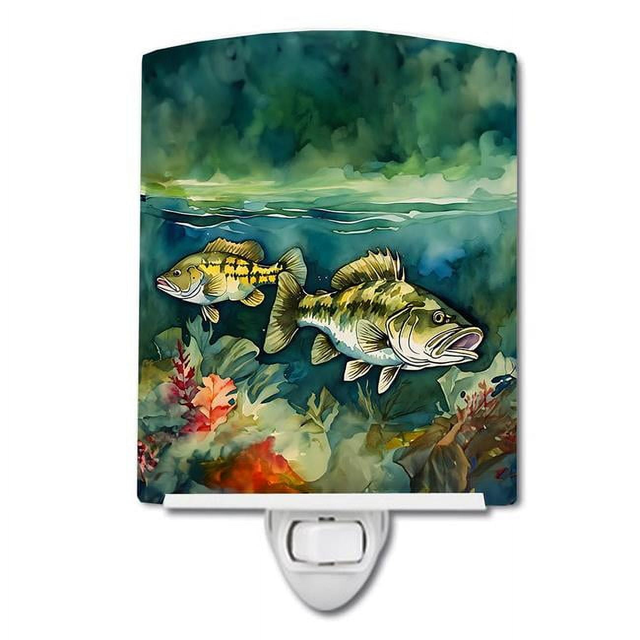 Smallmouth Bass Ceramic Night Light 4 in x 6 in - Walmart.com