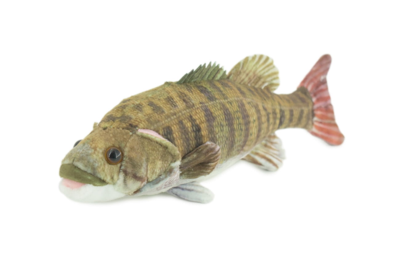 Smallmouth Bass, Realistic Stuffed Plush Fish, Bronzeback, Brown bass ...