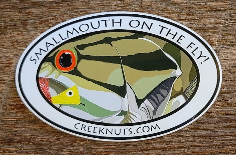 Smallmouth Bass on the Fly! Sticker Decal - Walmart.com