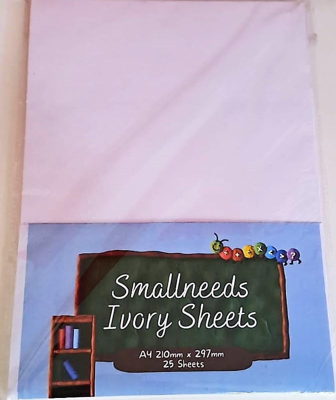 Smallneeds Ivory A4 Pack of 25 Sheets Sketching and Drawing Paper Size ...