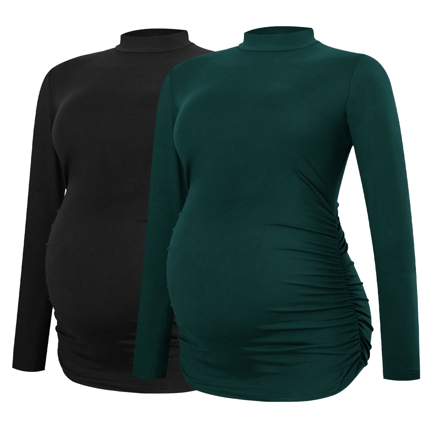Smallshow Maternity Tops Shirts Long Sleeve Maternity Pregnancy Clothes ...