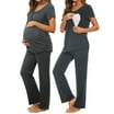 Avidlove Women Maternity Nursing Pajama Set Breastfeeding Sleepwear Set ...