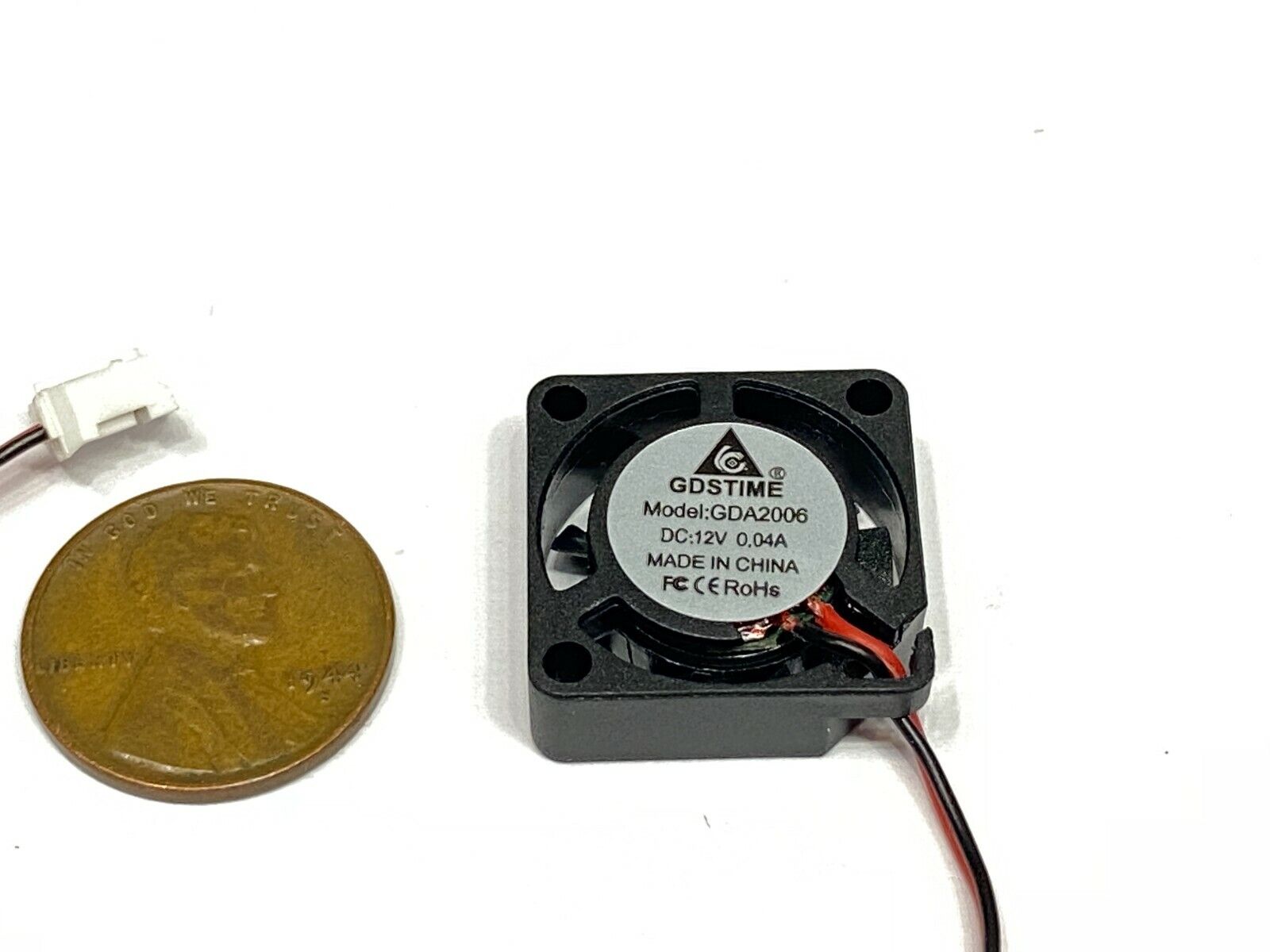 Smallzonex 12V DC Mini Cooling Fan 20mm x 6mm | High-Speed 2-Pin Axial Fan for PC Cases ...