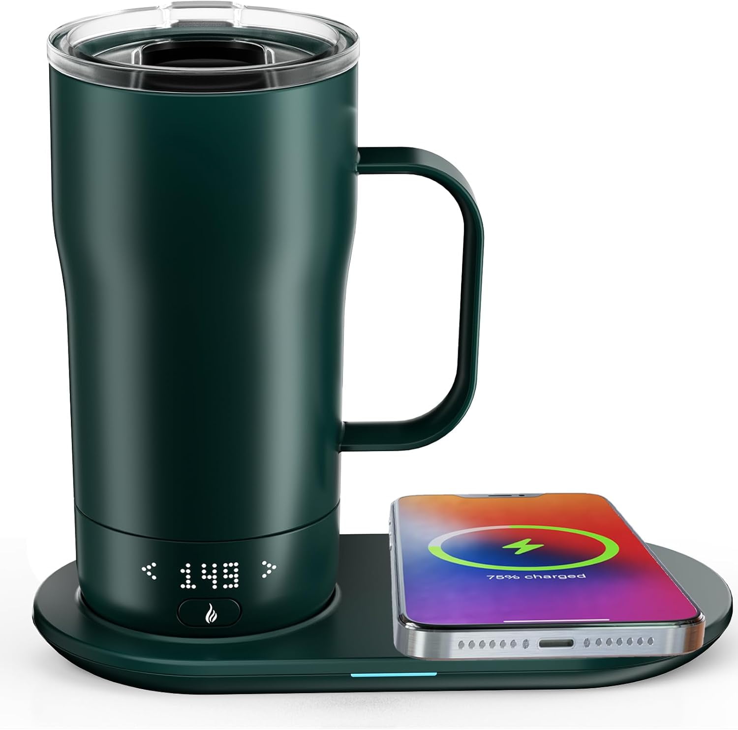 Smar Self Heaing Coffee Mug 18 Oz emperaure Conrol Heaed App Conrolled ...