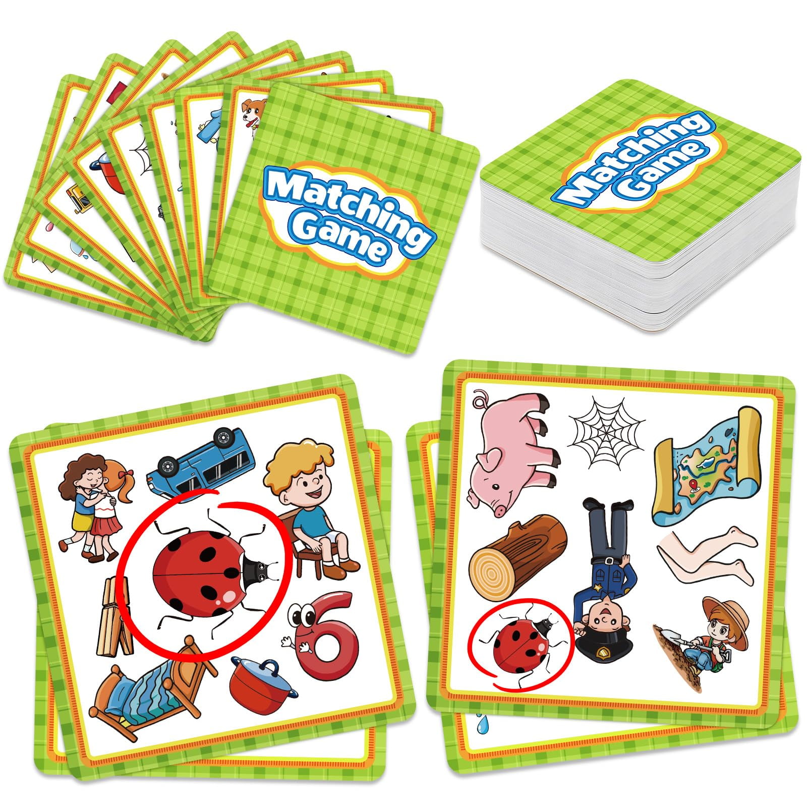 SmarLearnio CVC Word Games,Match STF9 Card Games for Kids,Phonics Cards ...