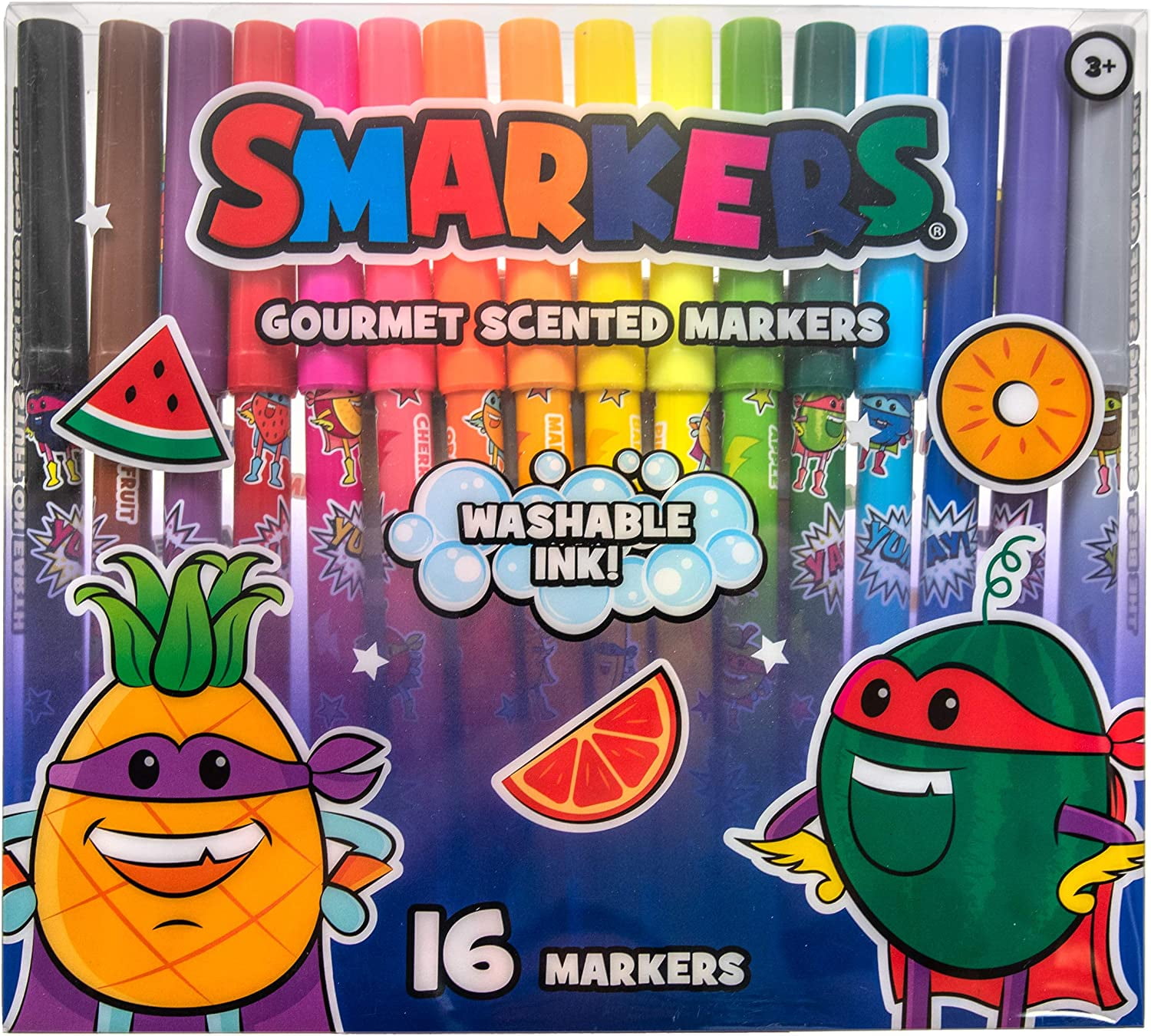 Scentco Smarkers, Washable Scented Markers, Assorted Colors, Standard ...