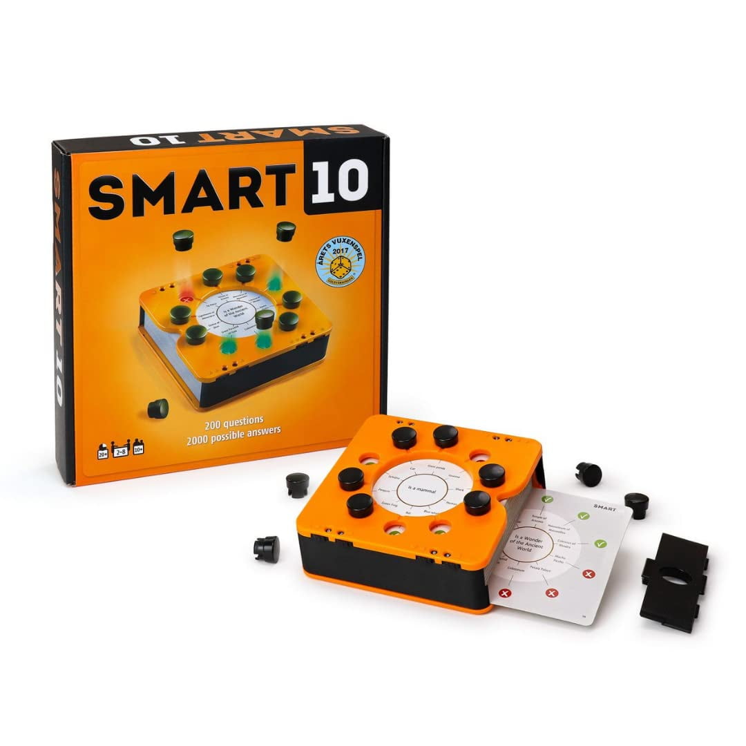 Smart 10 Pass and Play Trivia Game | Perfect Family Board Game C65 ...