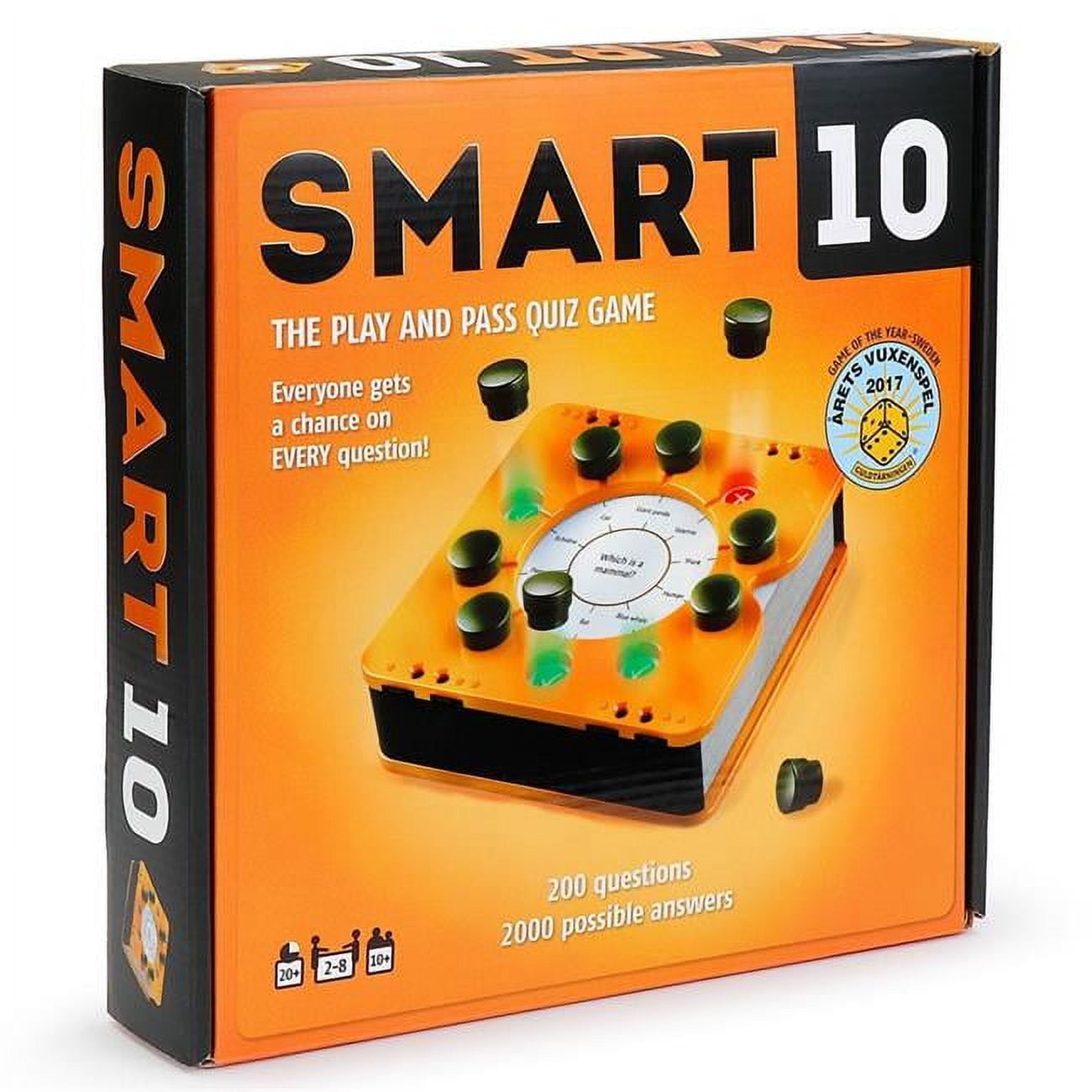 Bananagrams Smart 10 Trivia Quiz Party Board Game - Family and Group ...