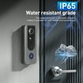 Smart 1080p Camera with Doorbell Receiver, , 2-Way Audio, Night Vision ...