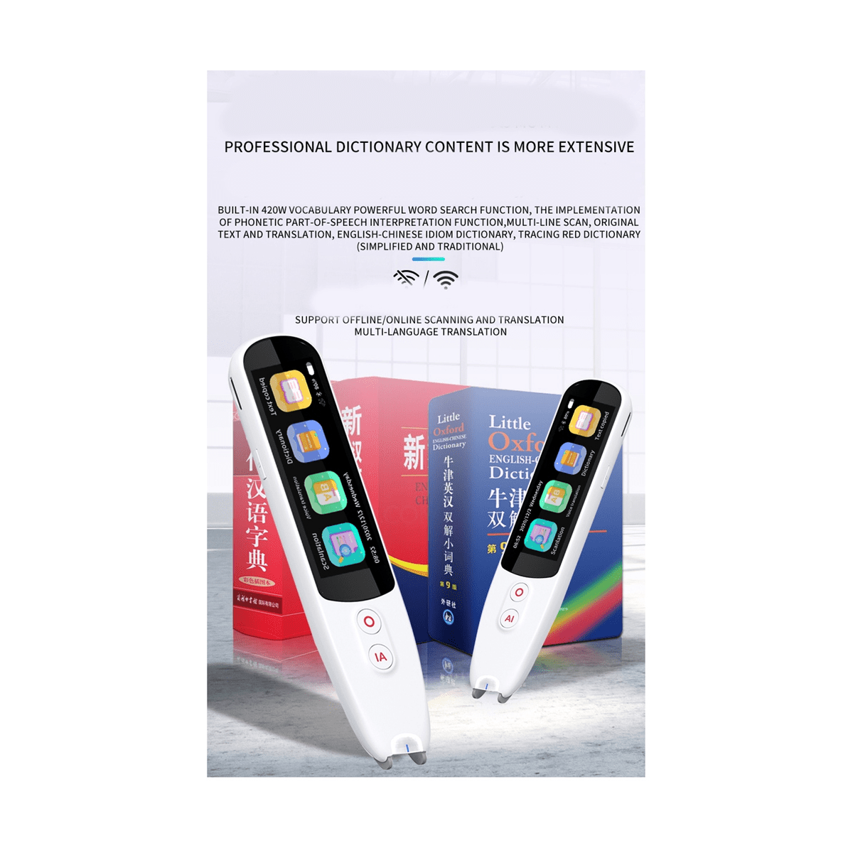 Smart 134 Kind Voice Scan Translator Pen Multifunction Offline ...