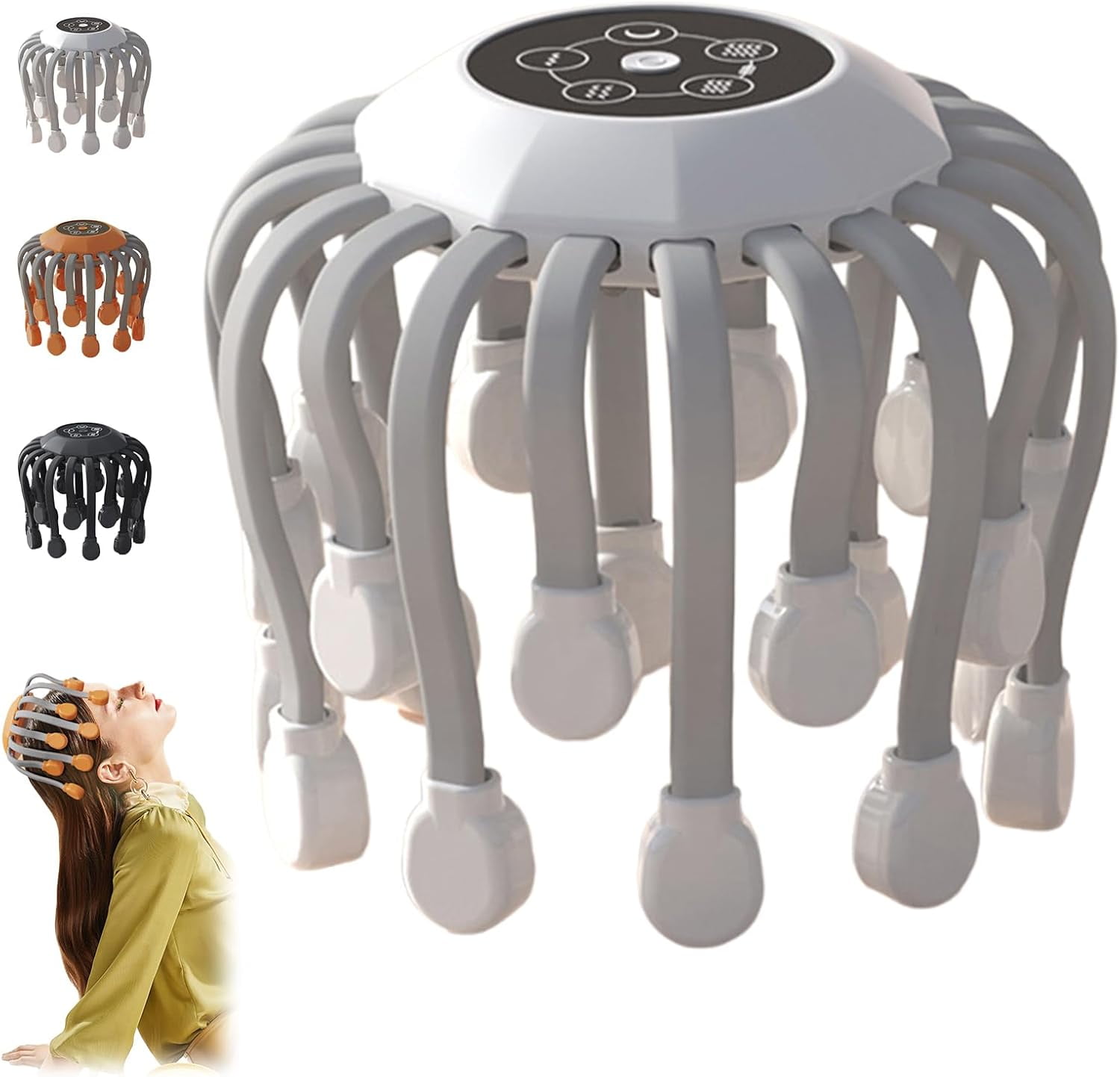 Smart 20-Claw Electric Head Massager Scalp, Electric Scalp Massager ...