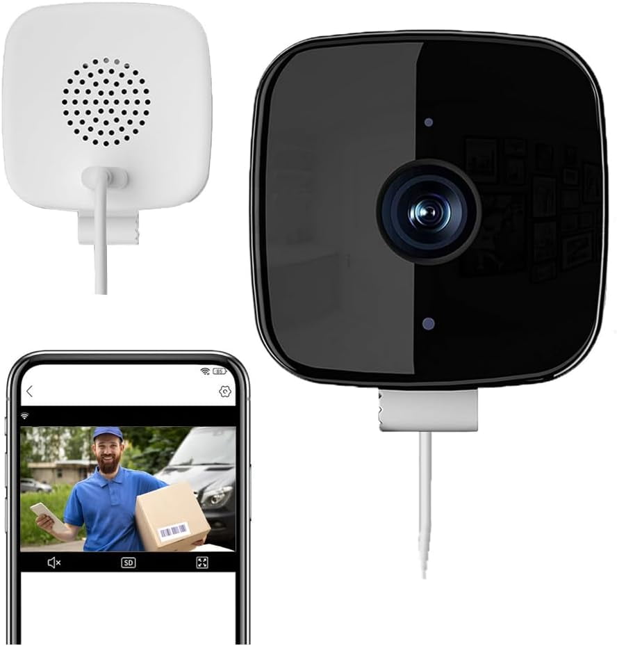 Smart 2K Window Security Camera, 2.4GHz Indoor Cameras with Color Night ...