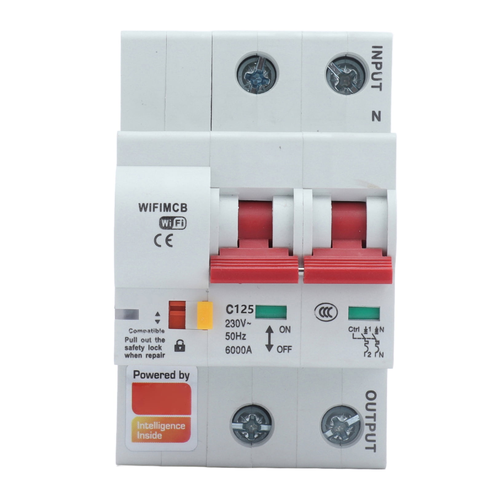 Smart 2P Circuit Breaker with WiFi & Bluetooth App Control, Remote ...