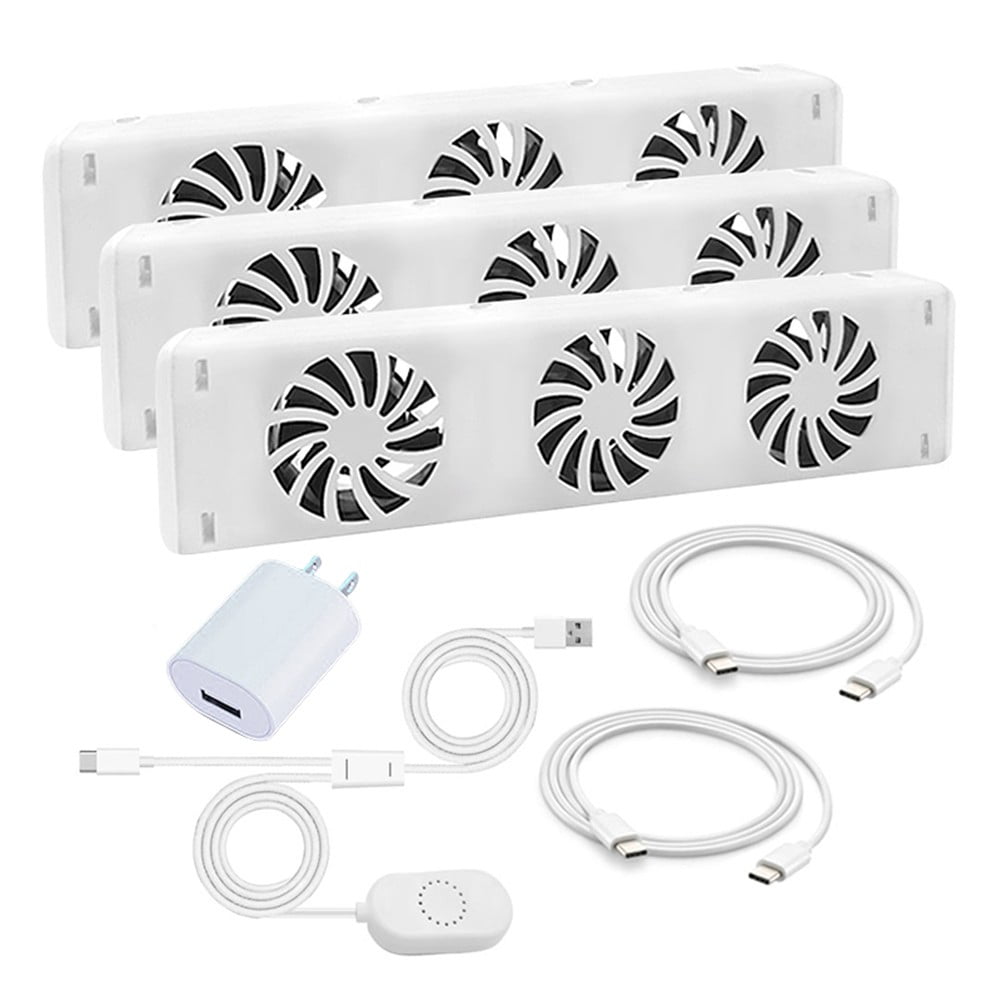 Smart 3-Fan Magnetic Fireplace Cooling Fan: Enhance Home Comfort ...
