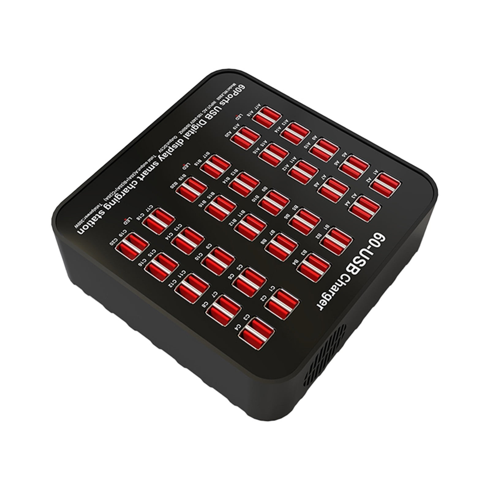 Smart 60 Ports USB Hub Charging Station Power Outlet Multi Port Speed ...