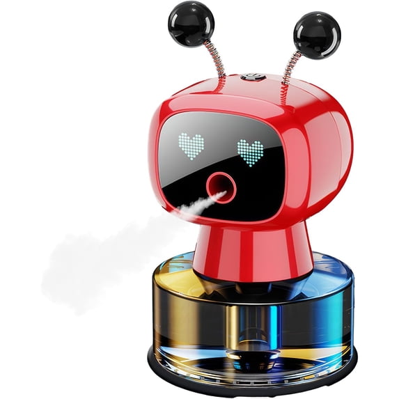 Smart AI Robot Air Freshener with Fine Mist Spray, Refillable Design, 4 ...