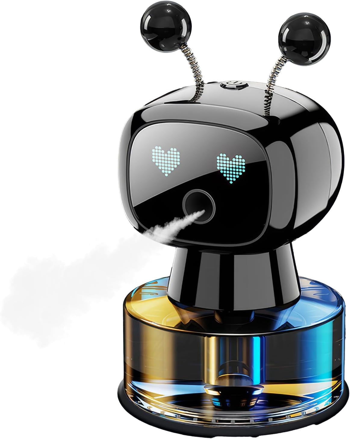 Smart AI Robot Car Air Freshener, Fine Mist Refillable Diffuser with 4 ...