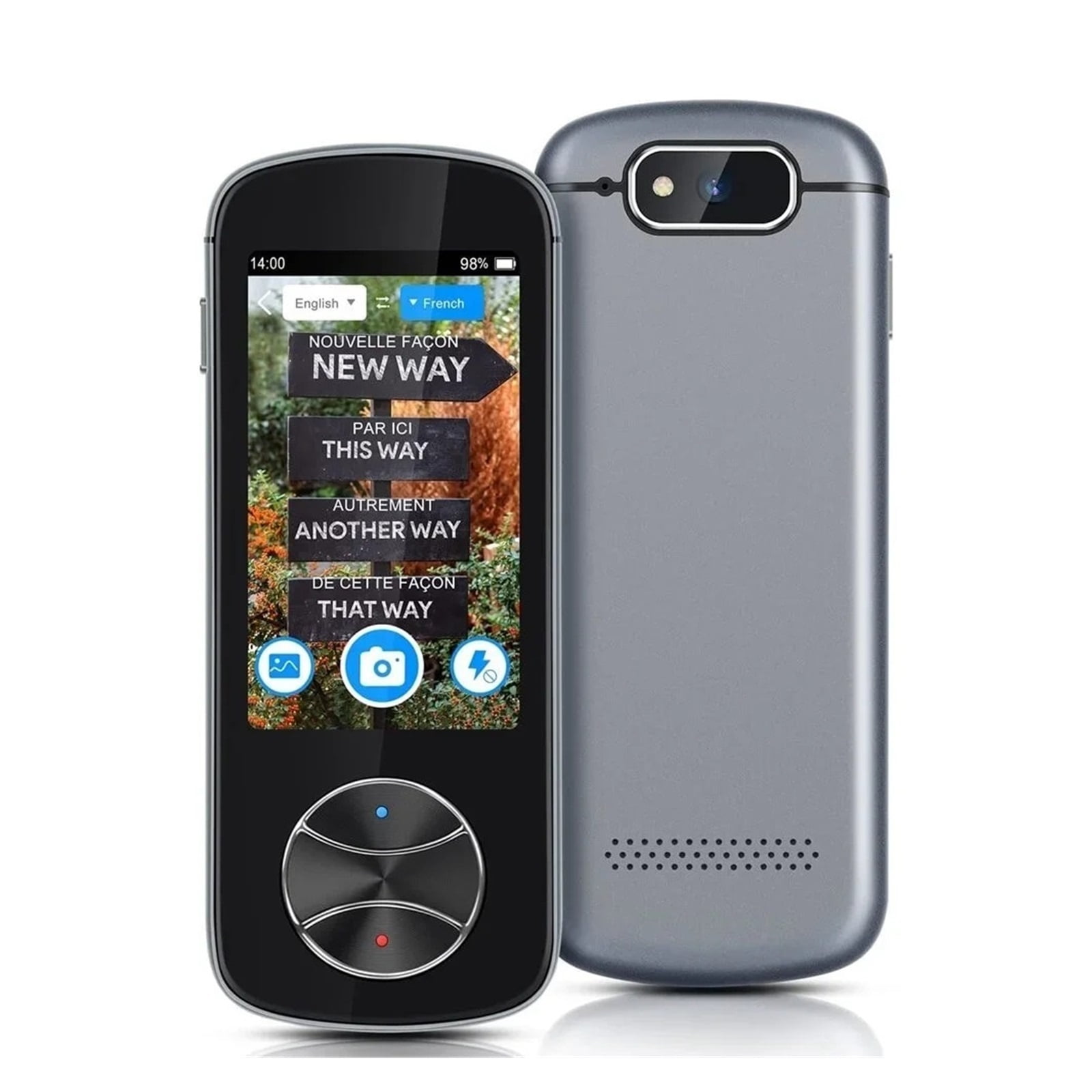 Smart AI Translator Voice Multi 137 Languages Portable Support 3 Inch Touch Screen Photo Offline ...