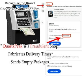 Electronic Atm Money Box