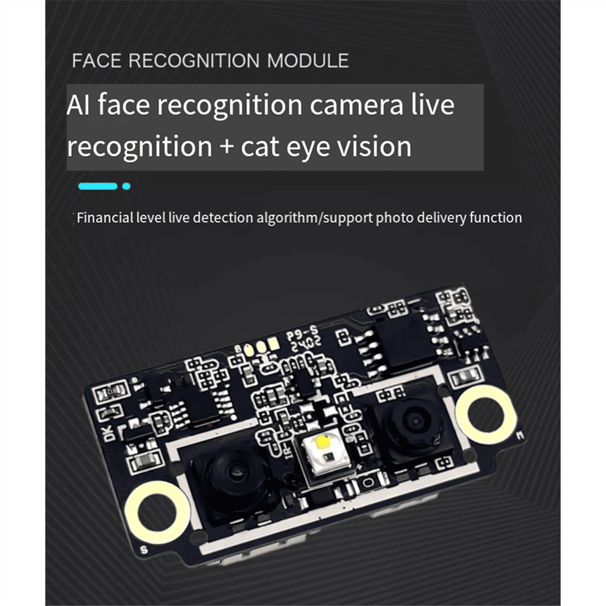 Smart Access Face Recognition Module AI Onboard Binocular Camera with ...
