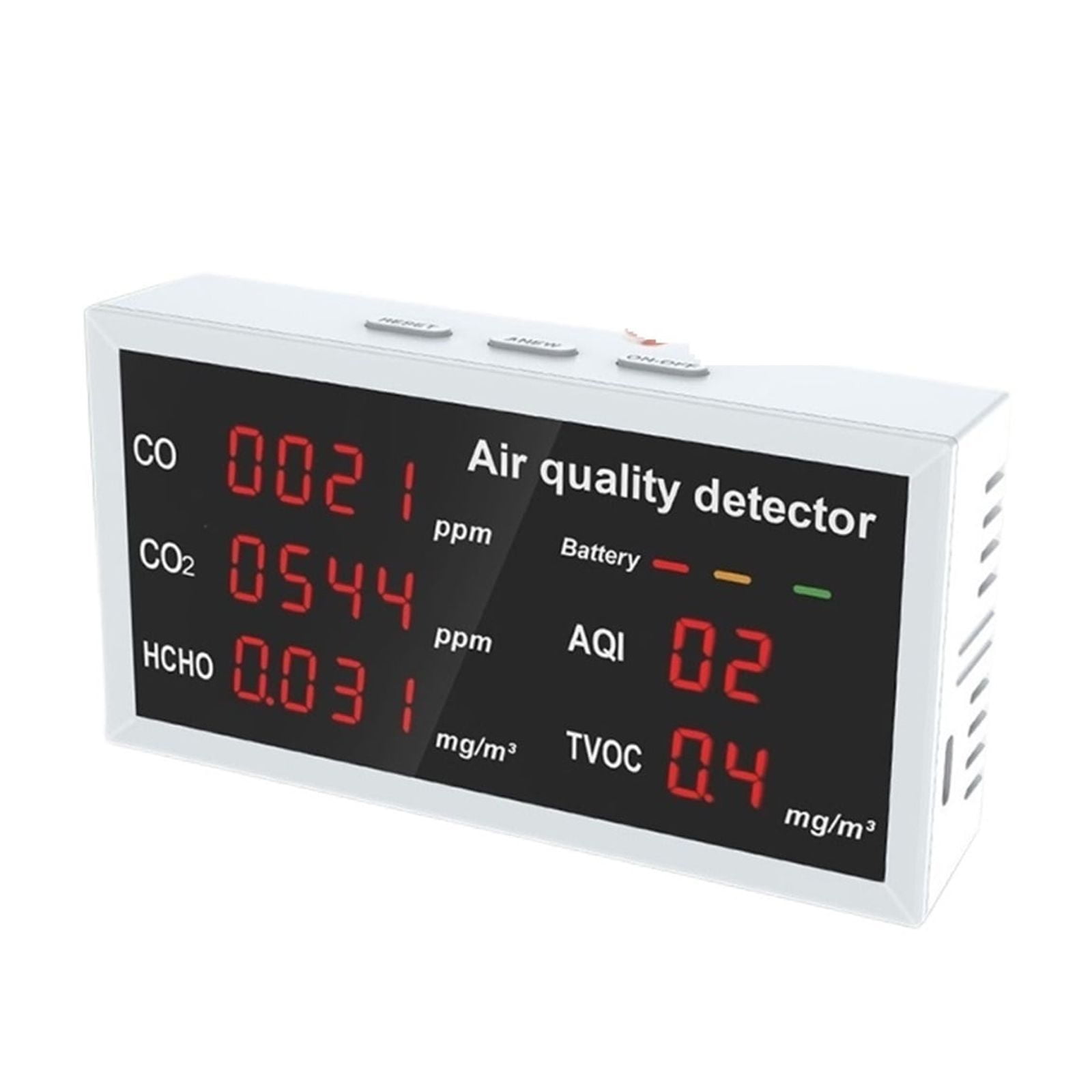 Smart Air Quality Monitor CO2 Meter Digital Temperature And Humidity ...