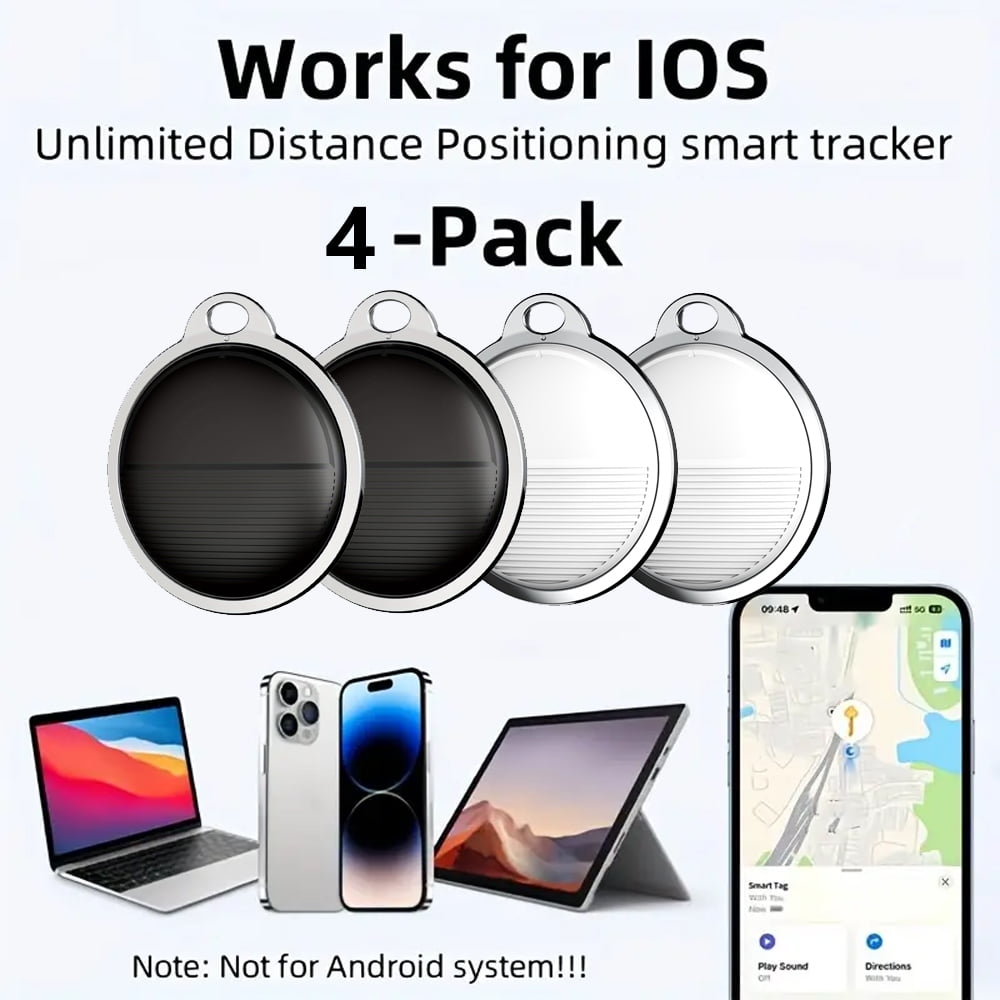 Smart Airtag Bluetooth GPS Portable Tracker Work with Apple Find My APP ...