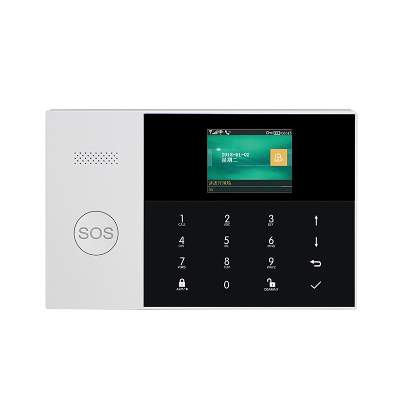 Smart Alarm 433MHZ APP Remote Control LCD Touch Keyboard Wireless SIM GSM RFID Home Burglar ...