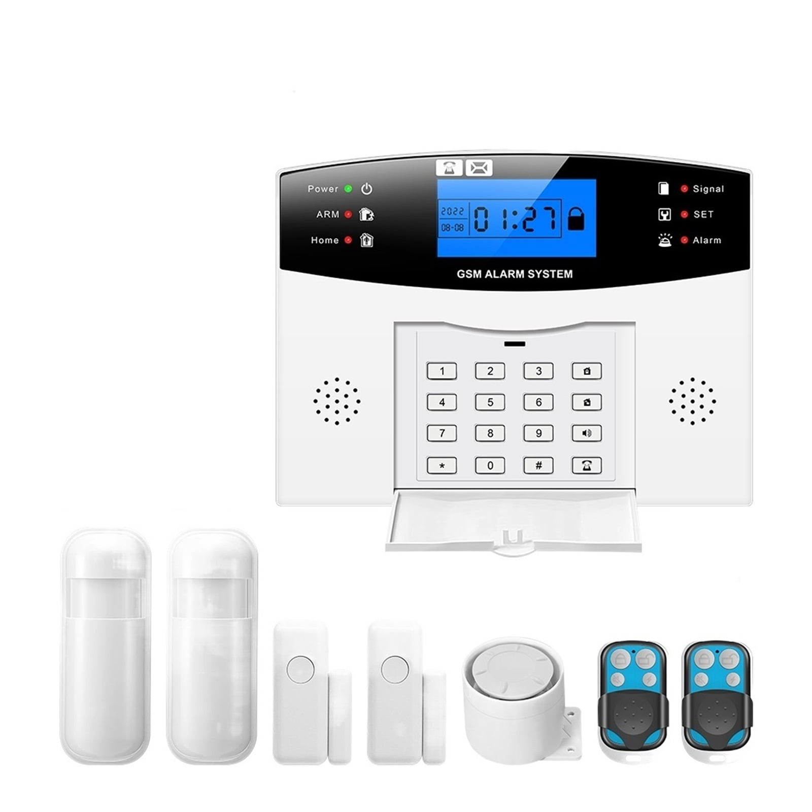 Smart Alarm APP Remote Control Alarm Panel Switchable 9 Languages ...