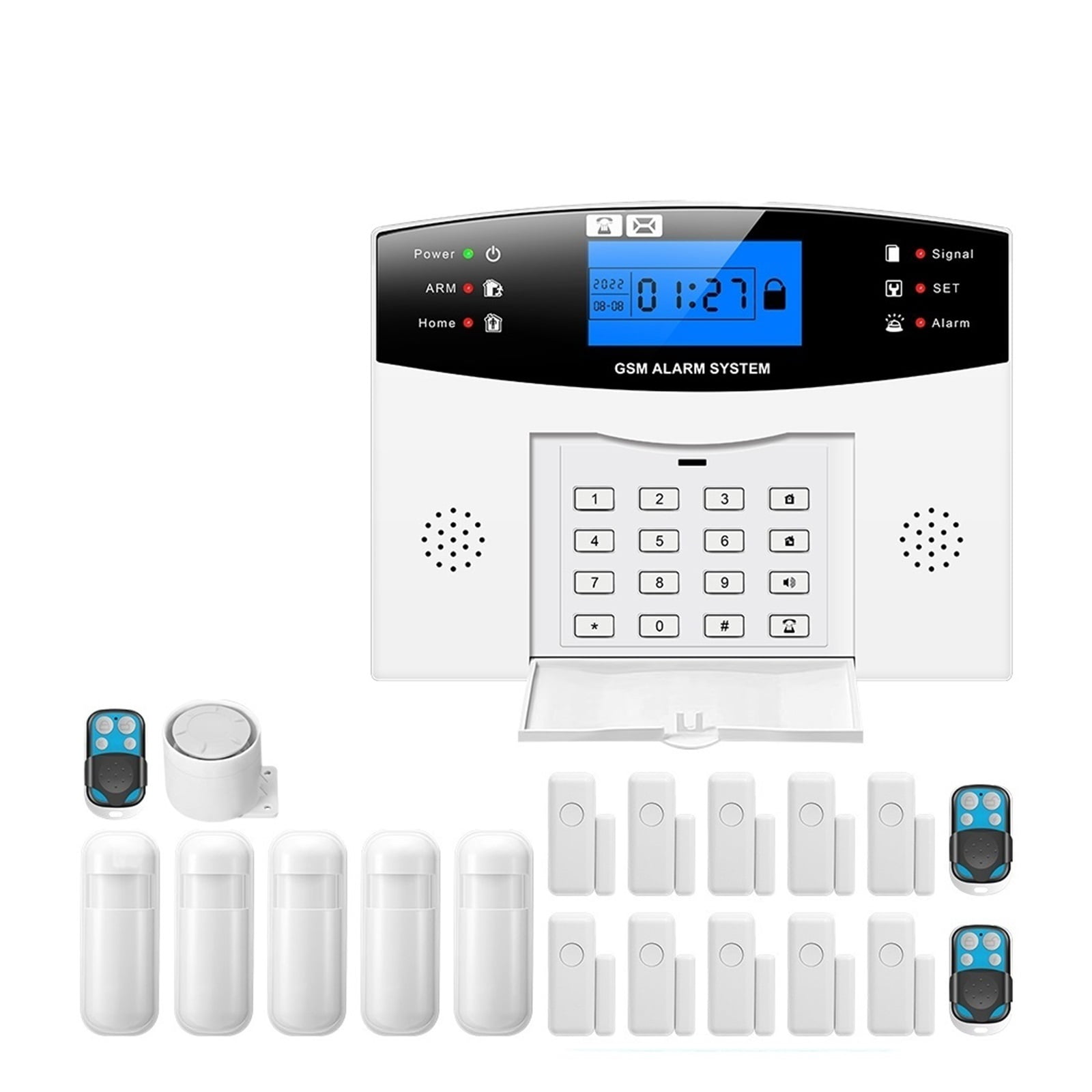 Smart Alarm APP Remote Control Alarm Panel Switchable 9 Languages ...