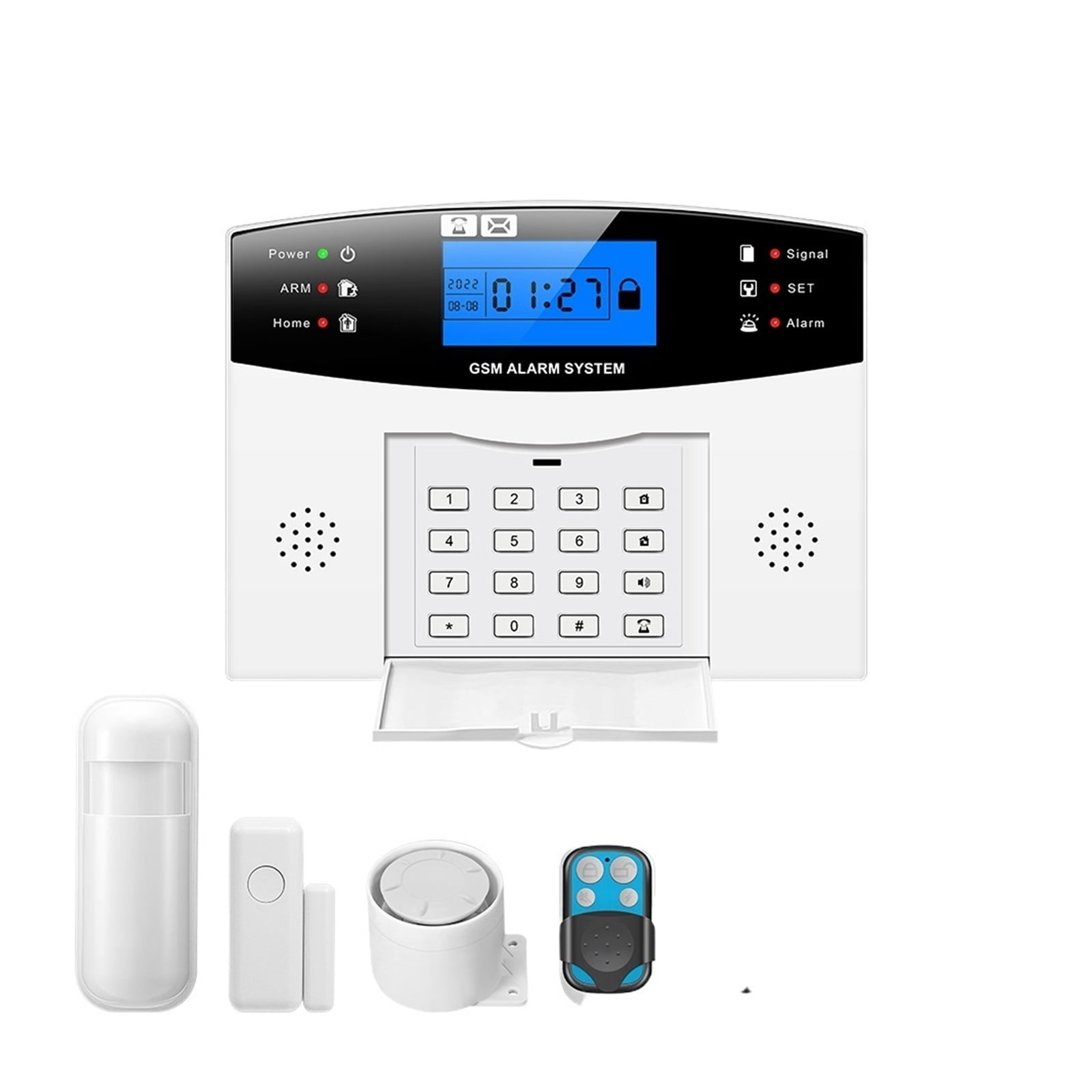 Smart Alarm APP Remote Control Alarm Panel Switchable 9 Languages ...