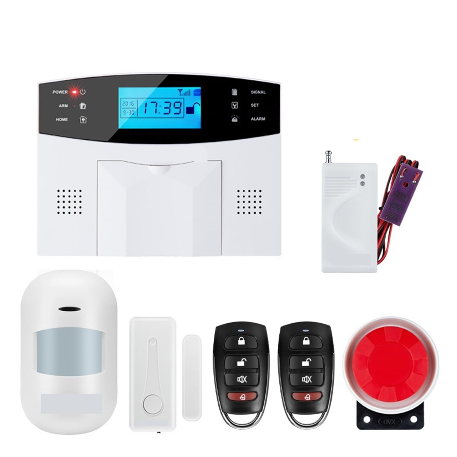 Smart Alarm Built-in Antenna Door Gap Sensor PIR Motion Detector ...