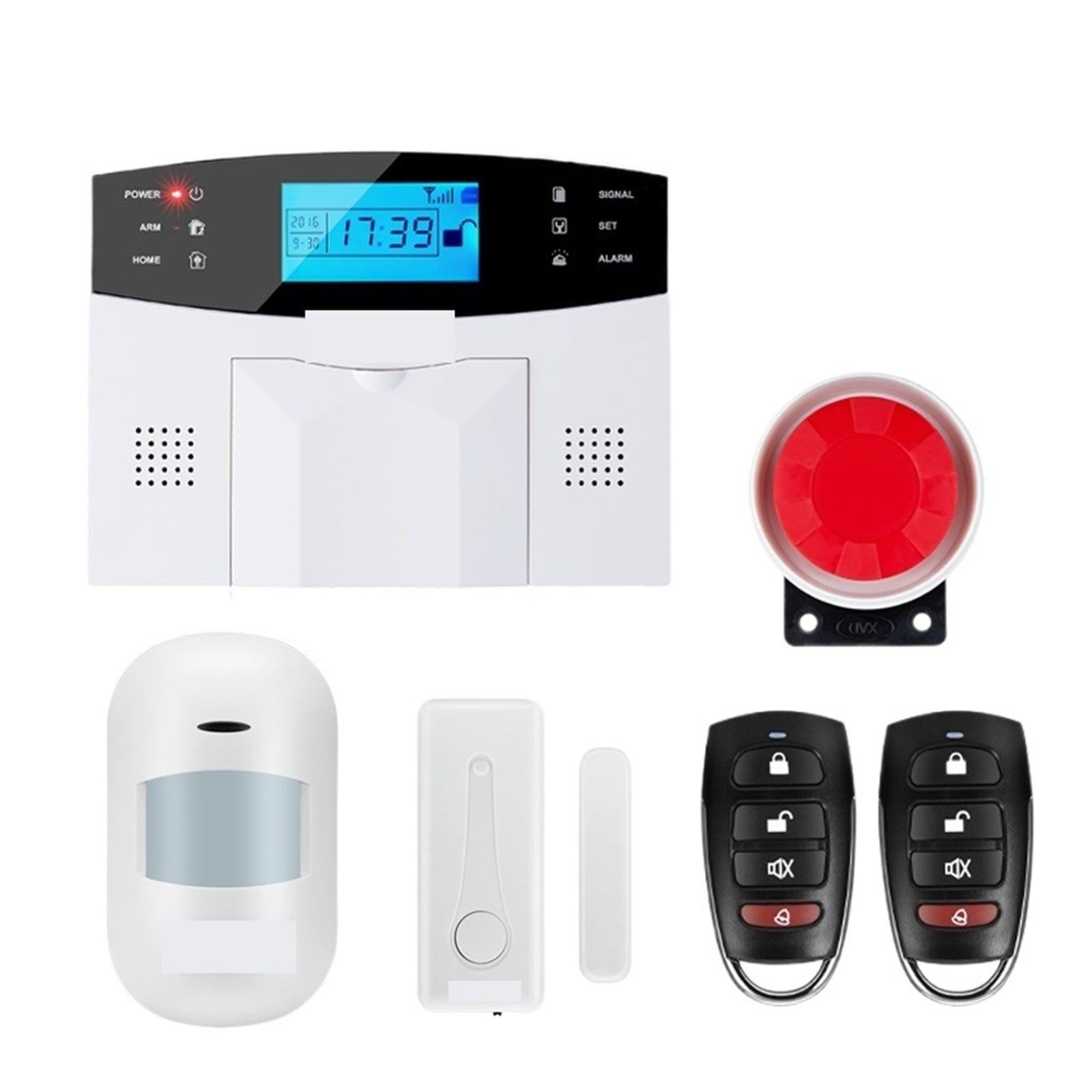 Smart Alarm Built-in Antenna Door Gap Sensor PIR Motion Detector ...