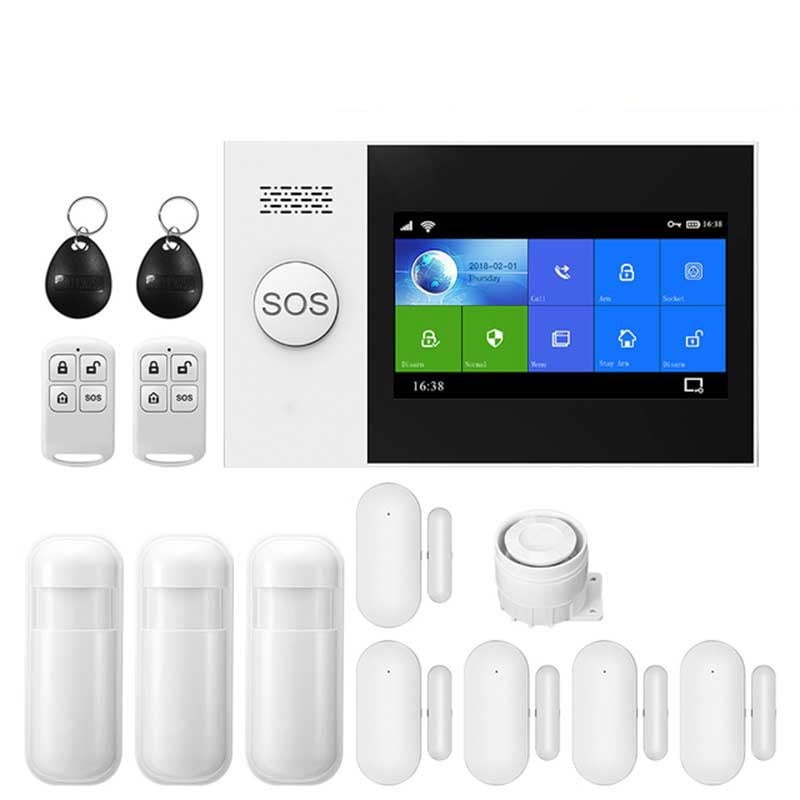 Smart Alarm Tuya Wireless Home GSM Home Security With Motion Detector ...